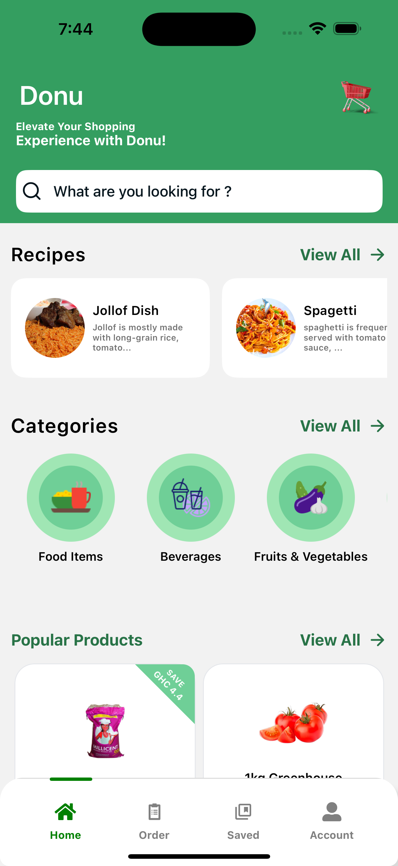 Donu - Fresh Groceries Delivered